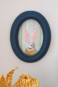 Upcycled Egg Box Bunny Portraits – A Quirky Spring Craft - Pillar Box Blue