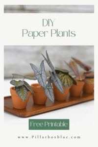 DIY Paper Plants: Mini Tropical House Plants with Free Printables ...