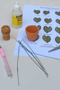 DIY Paper Plants: Mini Tropical House Plants with Free Printables ...